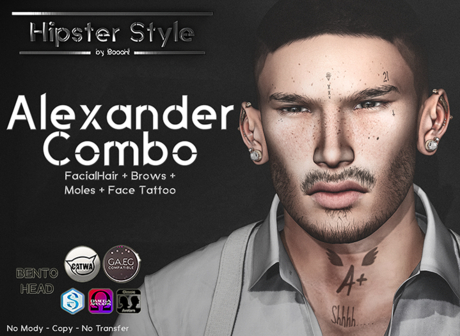 Second Life Marketplace - [Hipster Style] Alexander COMBO DEMO